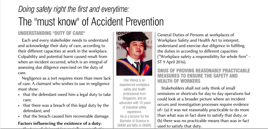 Doing safety right the first and everytime: The "must know" of Accident ...