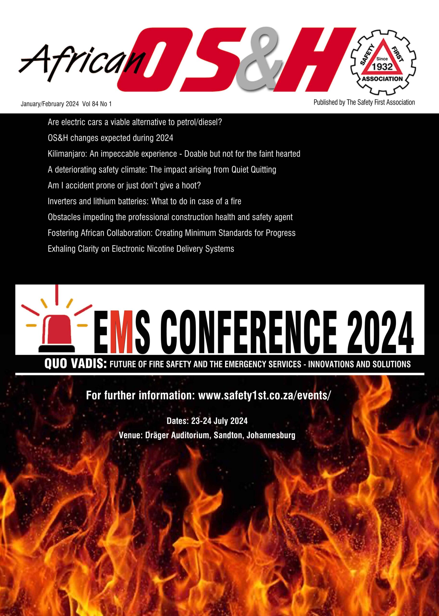 African OS&H - January/February 2024 - The Safety First Association